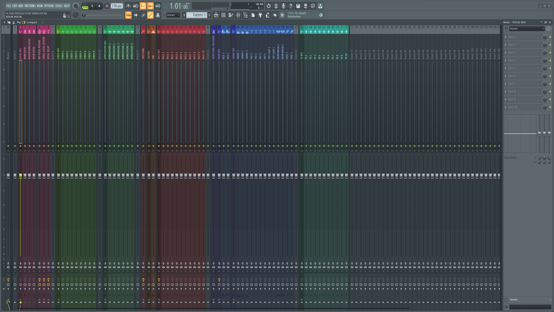 FL STUDIO 21 IA DnB Template – Inverse Audio